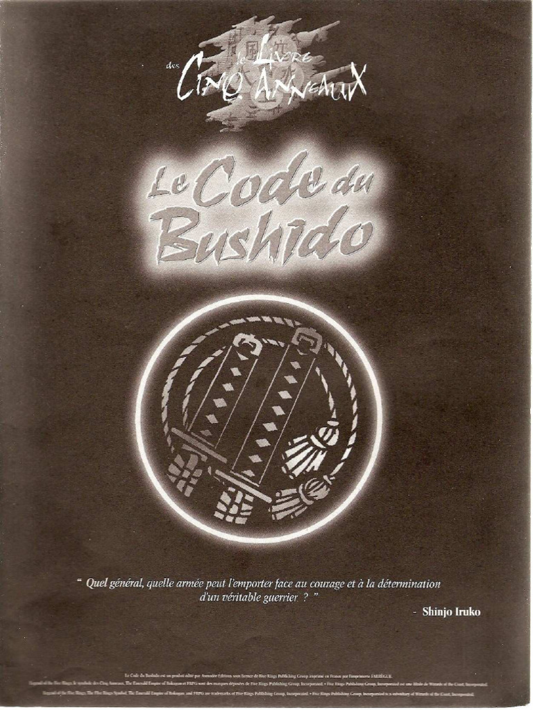 L5a Le Code Du Bushido PDF Free 1 | PDF