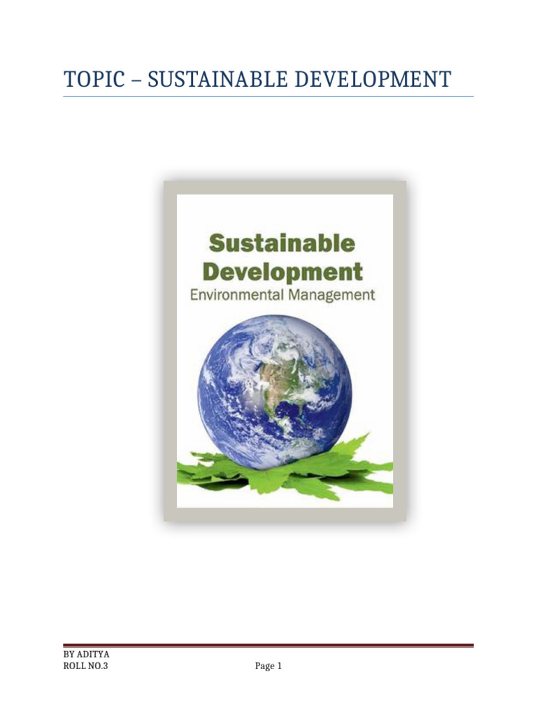 Sustainable Development Insights | PDF | Sustainable Development ...