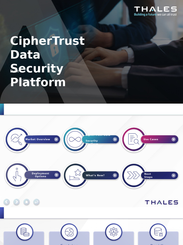 CipherTrust Data Security Platform Customer Facing Sales Deck | PDF | Cloud Computing | Computer ...