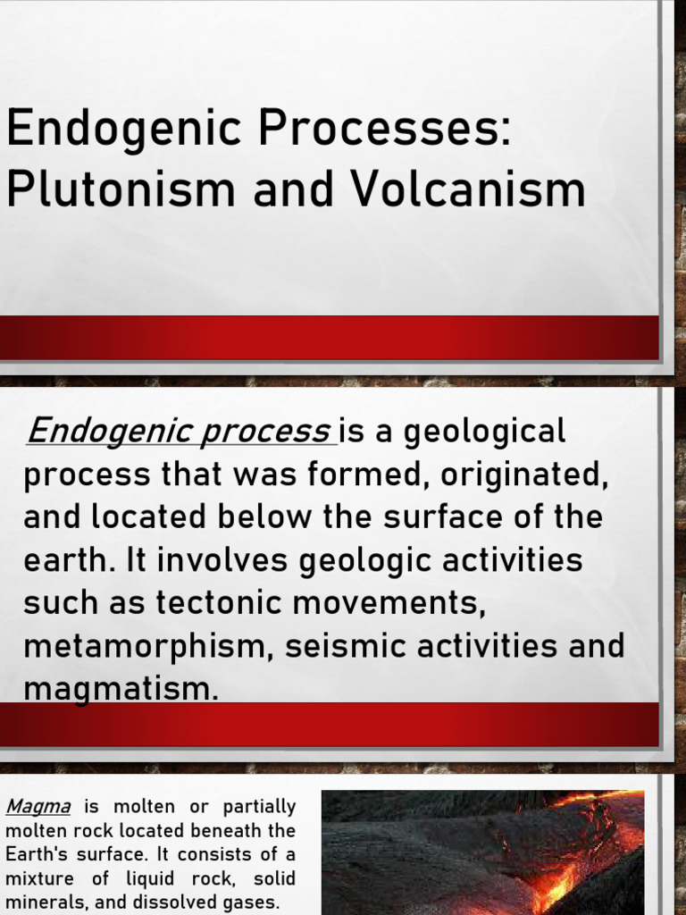 3 - M3-Endogenic-Processess | PDF | Magma | Rock (Geology)