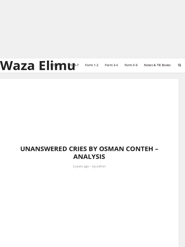 Unanswered Cries: A Novel Analysis | PDF | Female Genital Mutilation | Woman