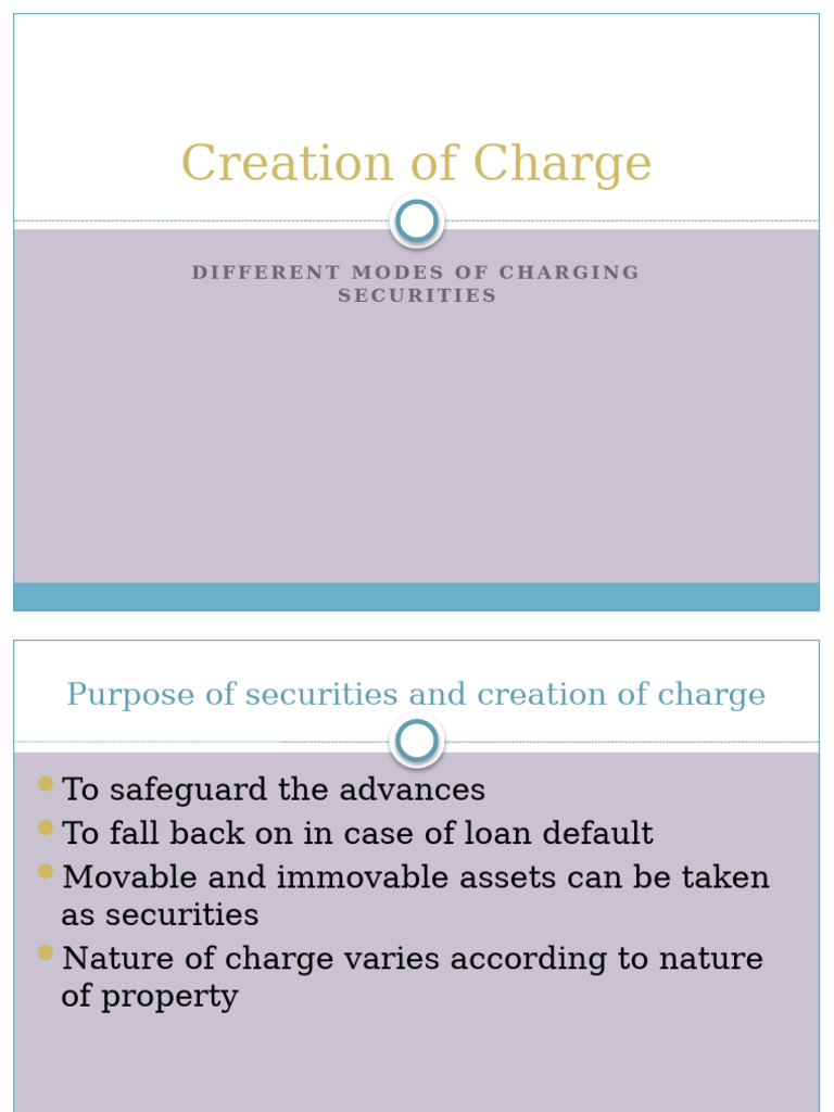 Creation of Charge | PDF