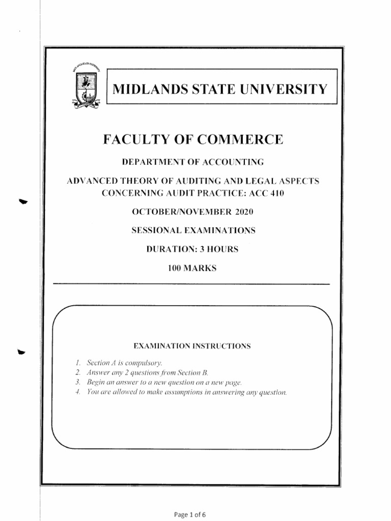 Acc410 Nov 2020 | PDF