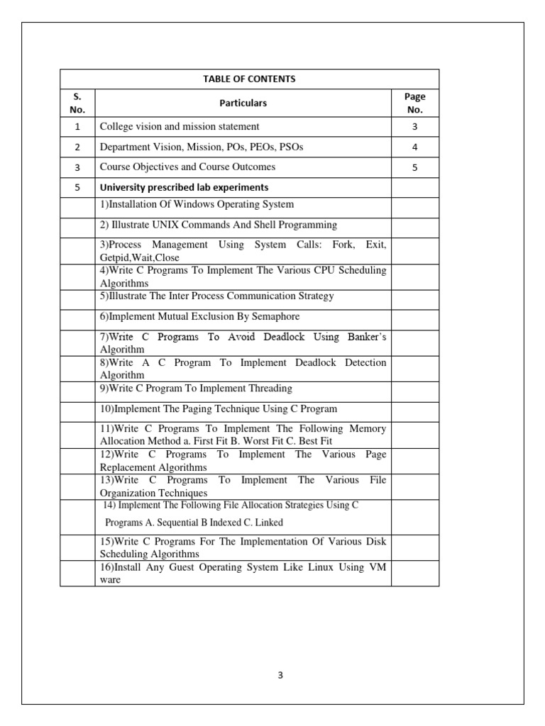 Cs3461 Os Lab Manual | PDF | Windows 10 | Booting