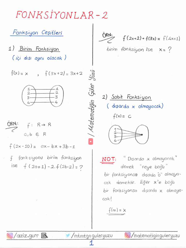 Fonksiyonlar 2 | PDF