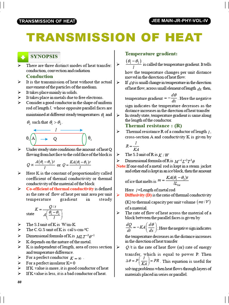 TRANSIMISSION OF HEAT (P 306-343).pmd-1 | PDF | Heat Transfer | Thermal ...