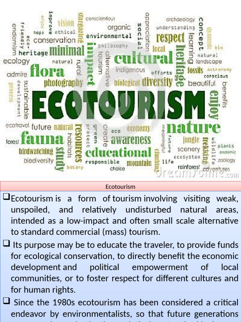 Ecotourism Alternative Tourism Protected Areas | PDF | Tourism ...