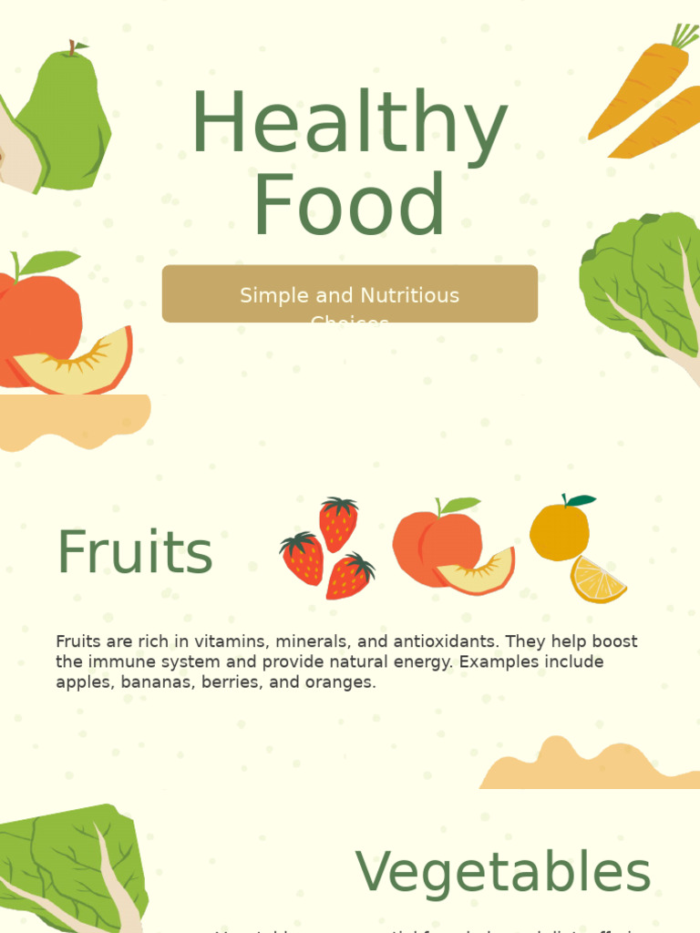 Essential Healthy Food Choices Guide | PDF