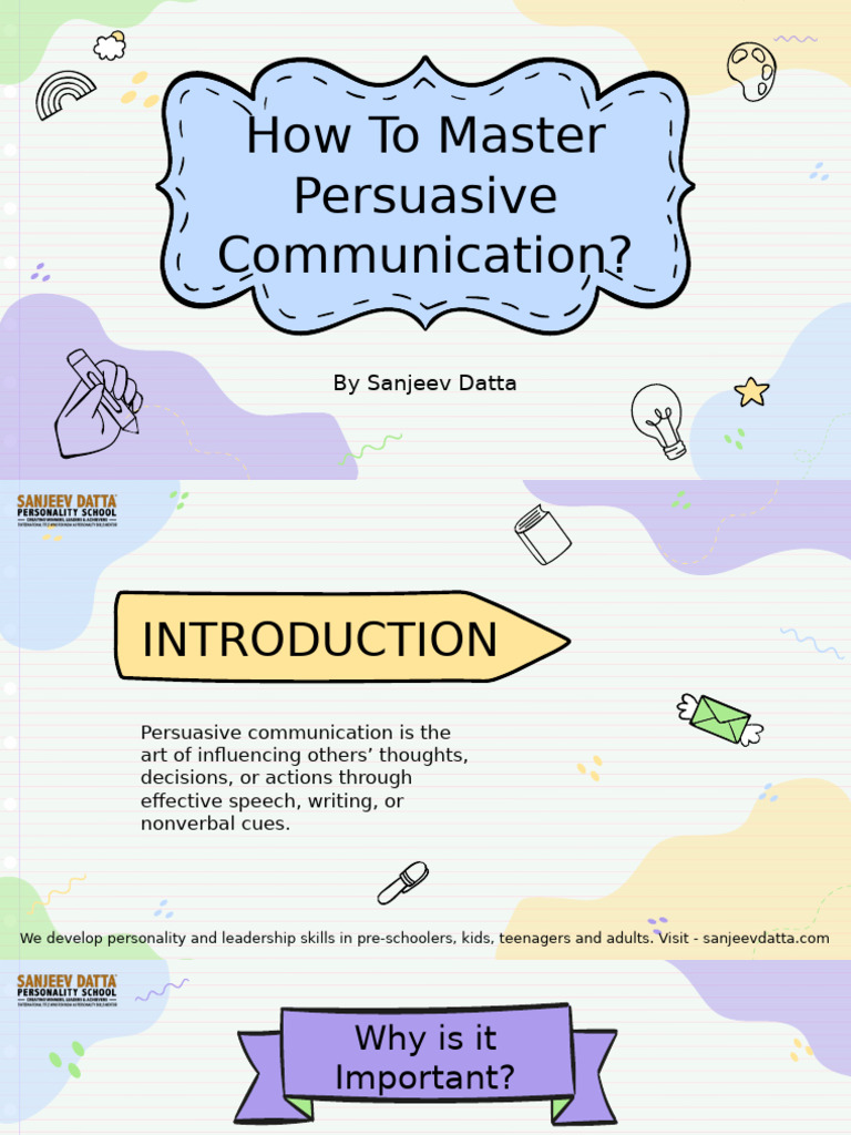 How To Master Persuasive Communication? | PDF | Persuasion | Leadership
