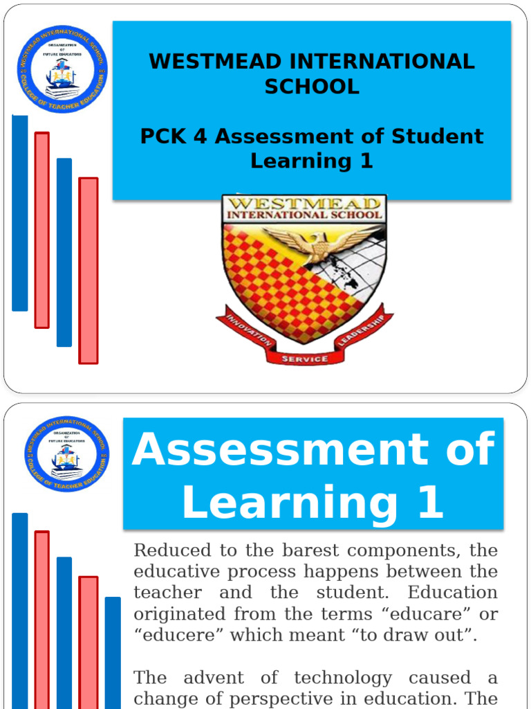 Chapter 1 Assessment of Student Learning 1 1 | PDF | Learning | Knowledge