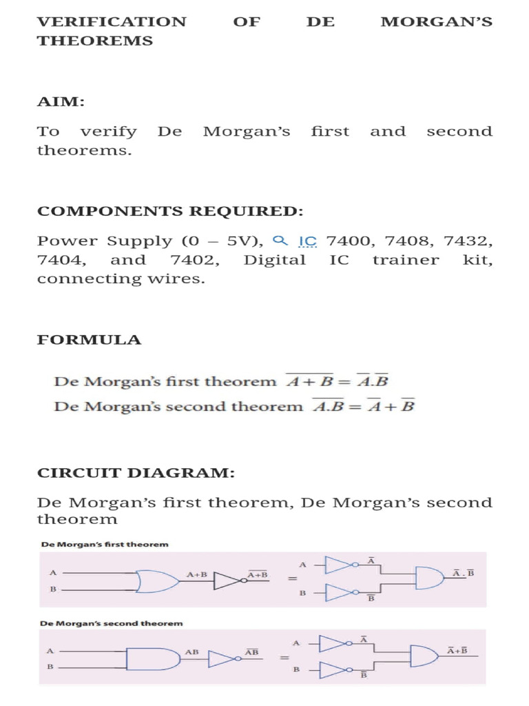 De Morgan-1 | PDF