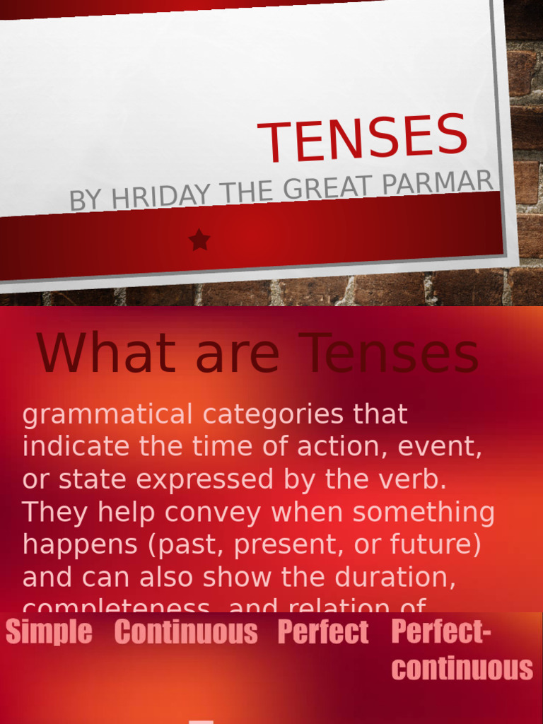 Understanding English Tenses Explained | PDF