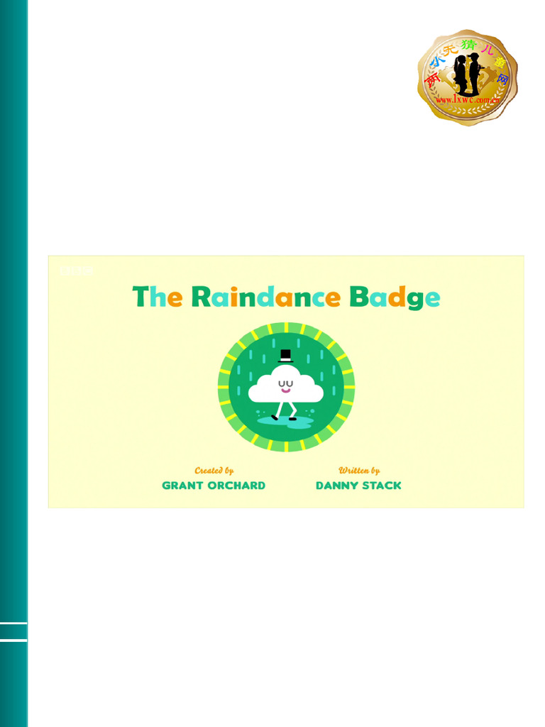 S01E23 The Rain Dance Badge | PDF
