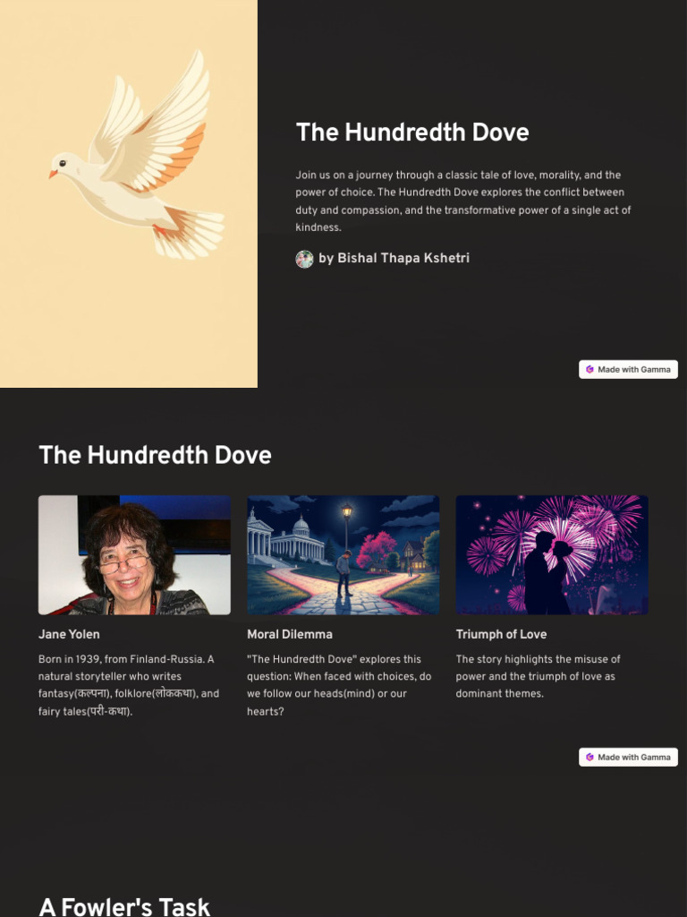 The Hundredth Dove | PDF | Conscience