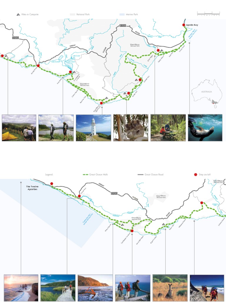 Great Ocean Walk Map | PDF