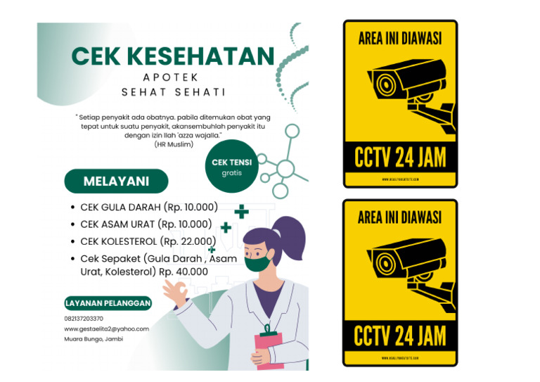 poster cek kesehatan 2 | PDF