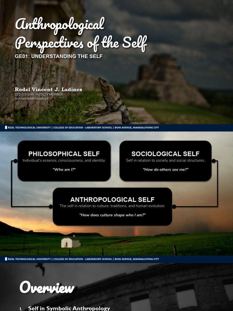 UTS Lecture 3 Anthropological Self | PDF | Psychology | Behavioural ...