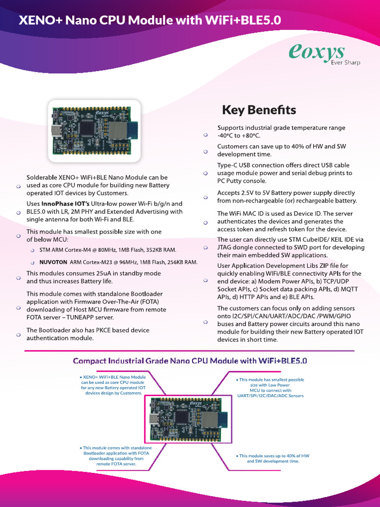 Nano CPU Module | PDF