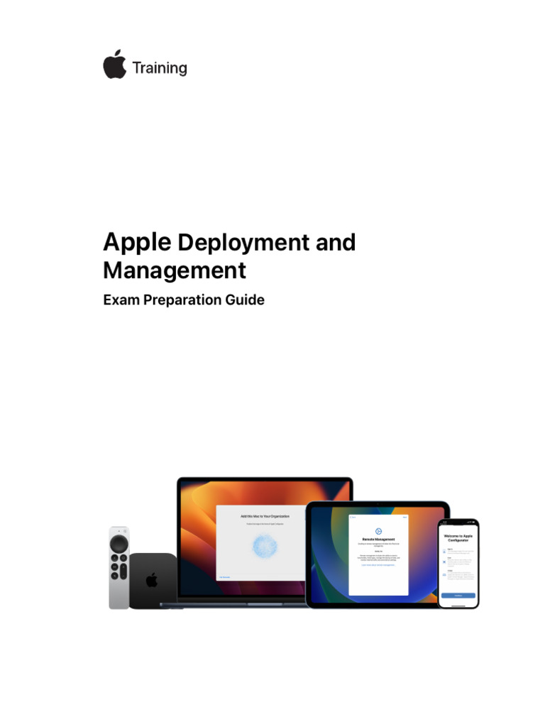Apple Deployment and Management Exam Prep Guide | PDF | Wi Fi | Transport Layer Security