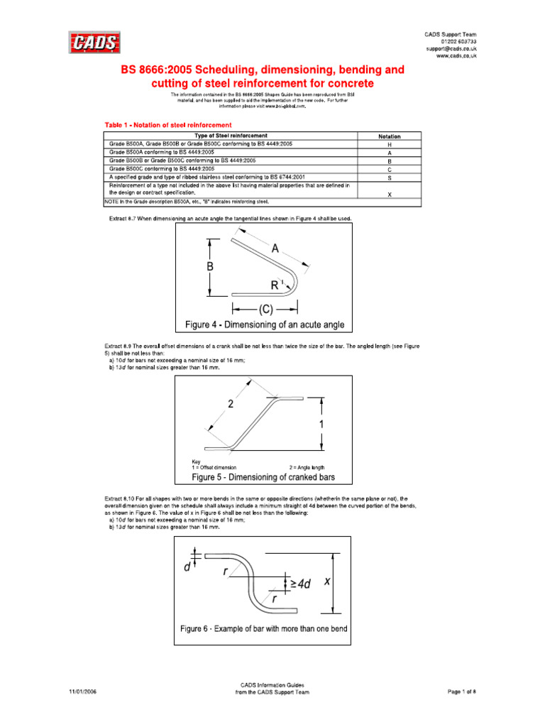 BS 8666 2005 Shapes Document | PDF