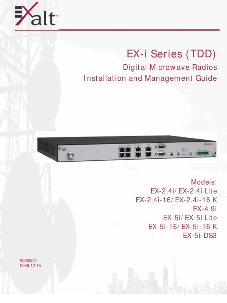 EXALT Manual | PDF | Radio | Electromagnetic Interference
