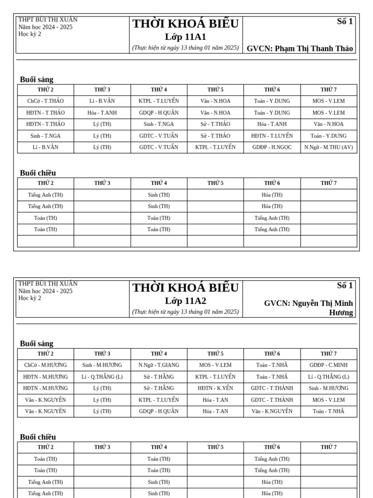 TKB Khoi 11 - 111202514 | PDF