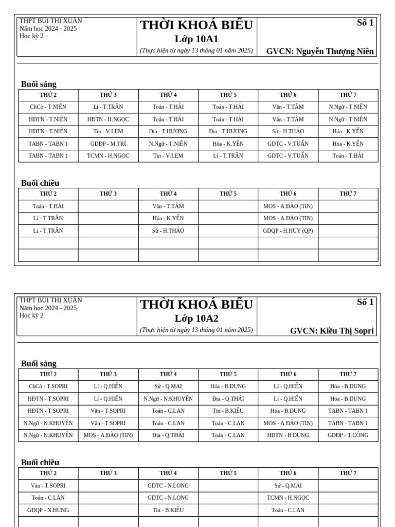 TKB Khoi 10 - 111202514 | PDF