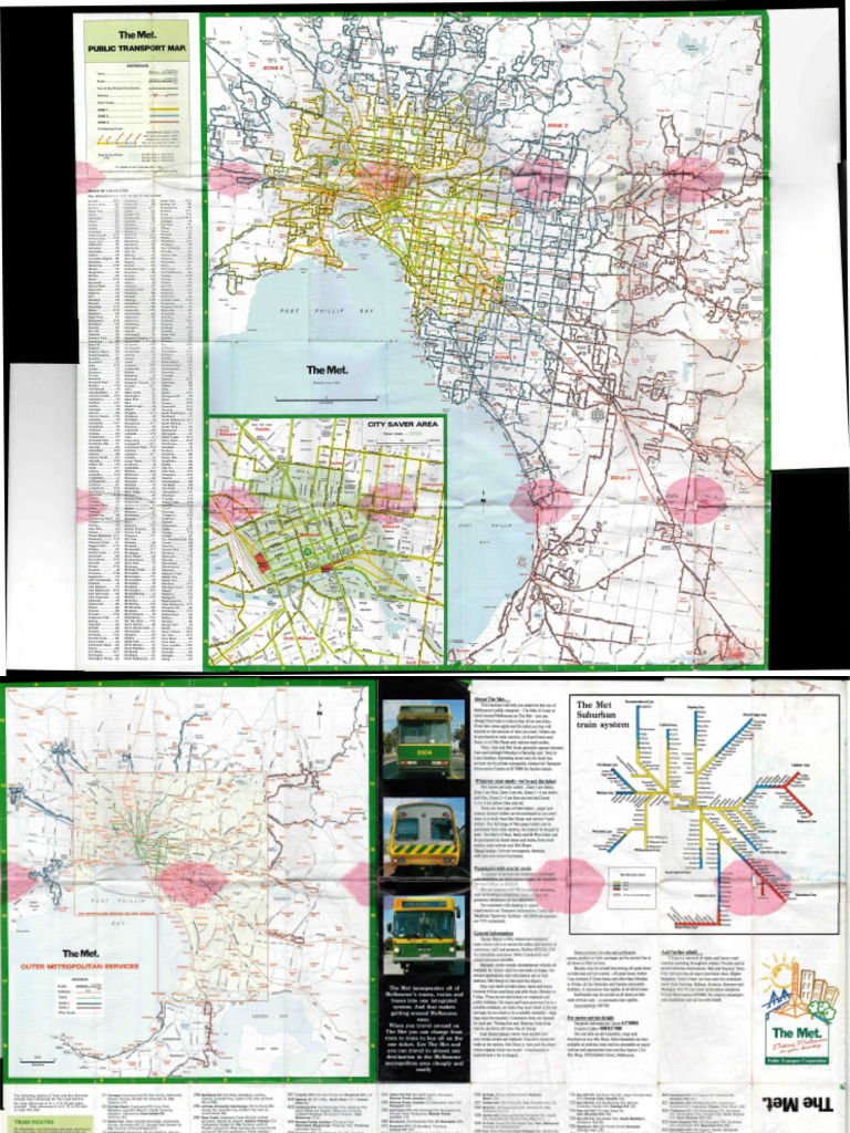 Melbourne Public Transport Map 2020 | PDF