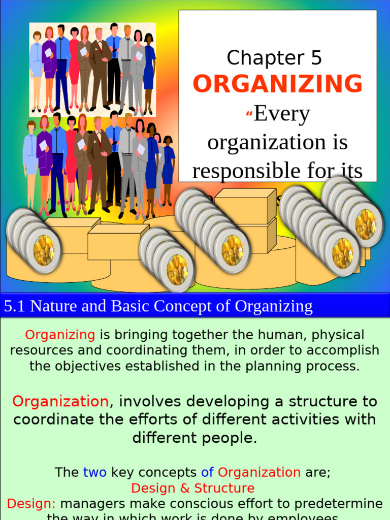 Chapter Principle of Management | PDF | Organizational Structure ...