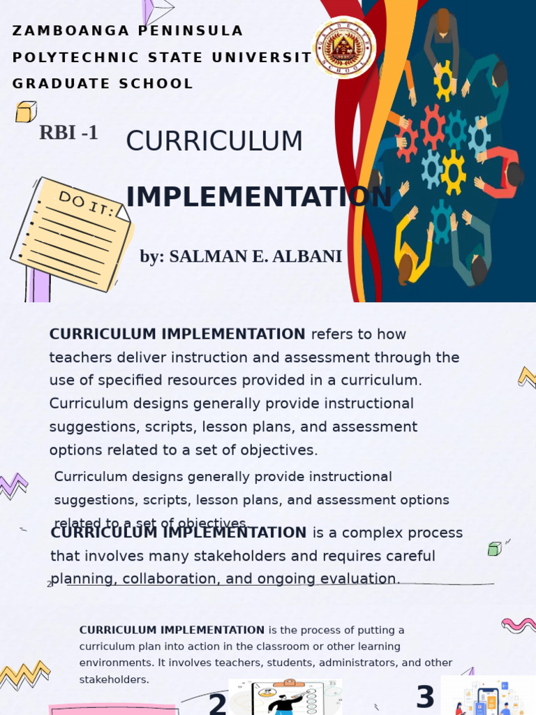 RBI 1 Curriculum Implementation Final | PDF | Curriculum | Teachers