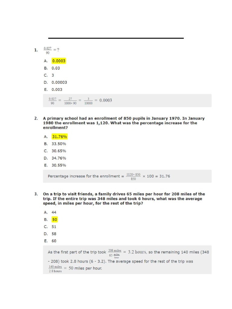 Quantitative Reasoning | PDF