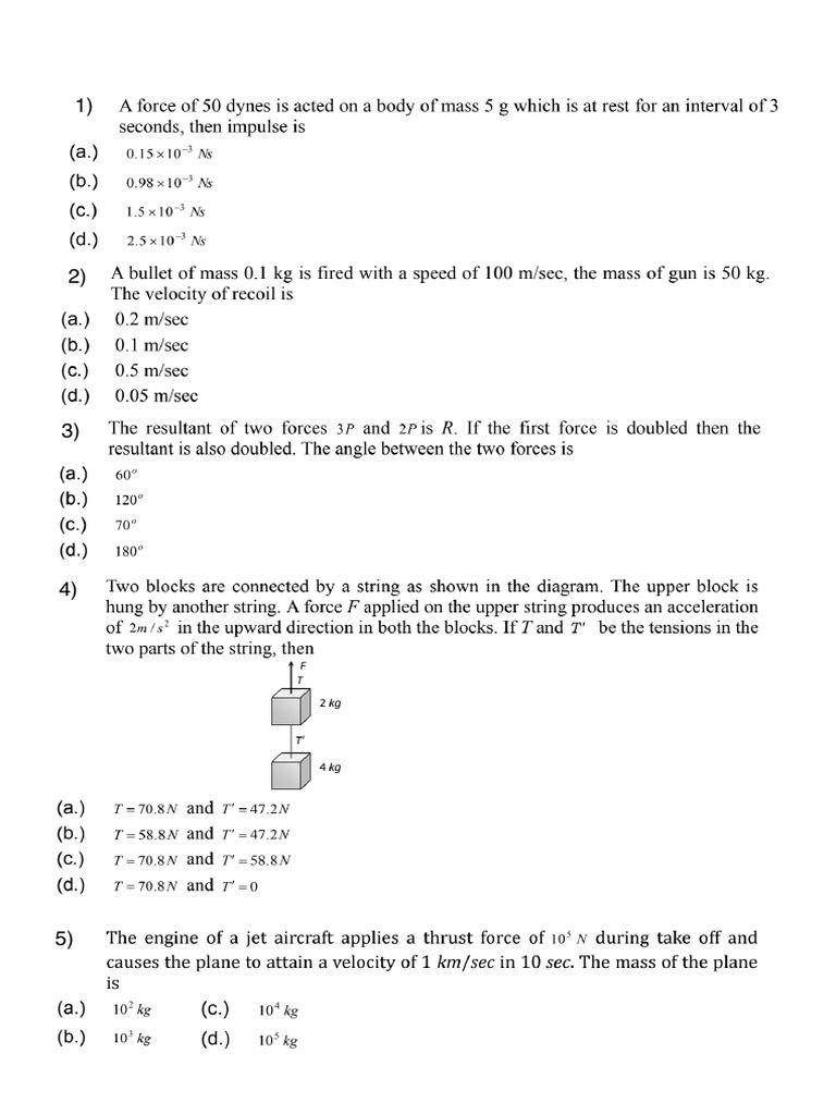 Open Physicis Nlm Practise Test (1) | PDF