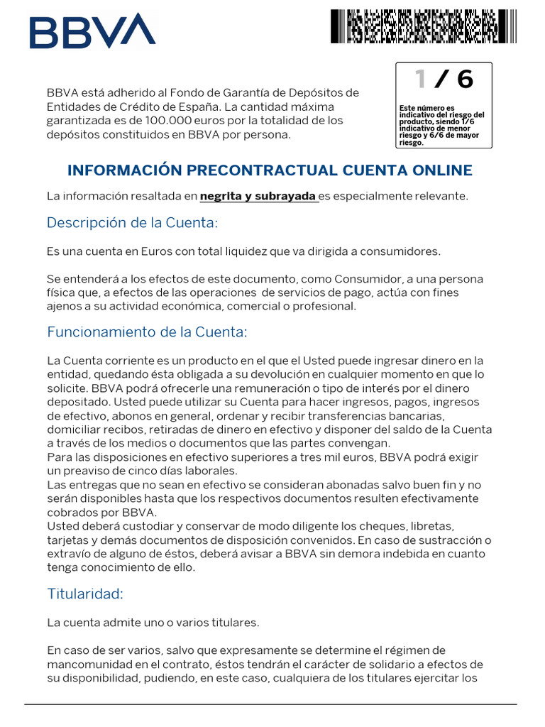 Cuenta Bbva Nairobis Doc2 | PDF | Bancos | Efectivo