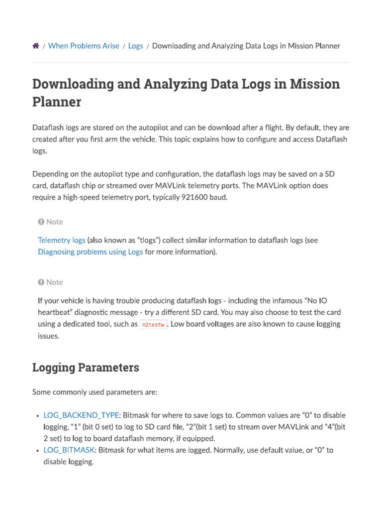 Analyzing Data Logs | PDF