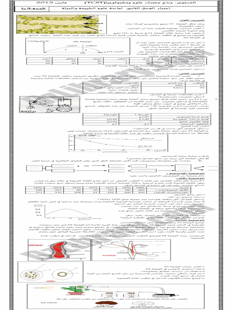 Dzexams 1as Sciences 1443601 | PDF