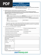 Form ISR-4: Request For Issue of Duplicate Certificate and Other Service Requests | PDF ...