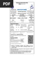 Train Ticket | PDF | Identity Document | Payments