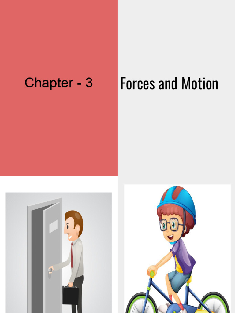 Chapter - 3_Forces and Motion_Day 1 | PDF | Force | Friction