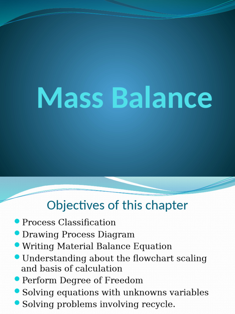 Chap 2 Material Balance Non Reactive System (1) Copy | PDF | Mole (Unit ...
