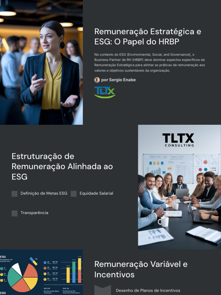 Remuneracao Estrategica e ESG O Papel Do HRBP | PDF
