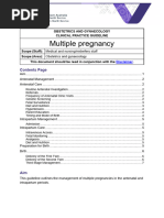 Acog Practice Bulletin Summary: Multifetal Gestations: Twin, Triplet ...