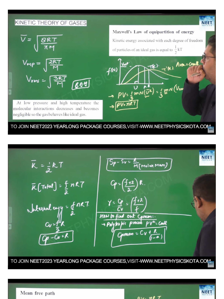 KTG & Thermodynamics - 220629 - 215012 | PDF | Gases | Heat