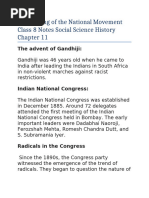 CBSE History Chapter 8 Class 8 The Making of National Movement Notes ...