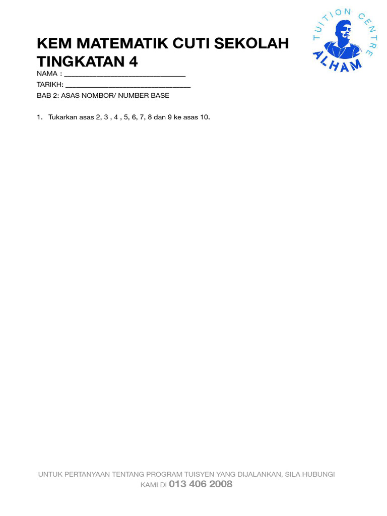 Form 4 Bab 2 | PDF