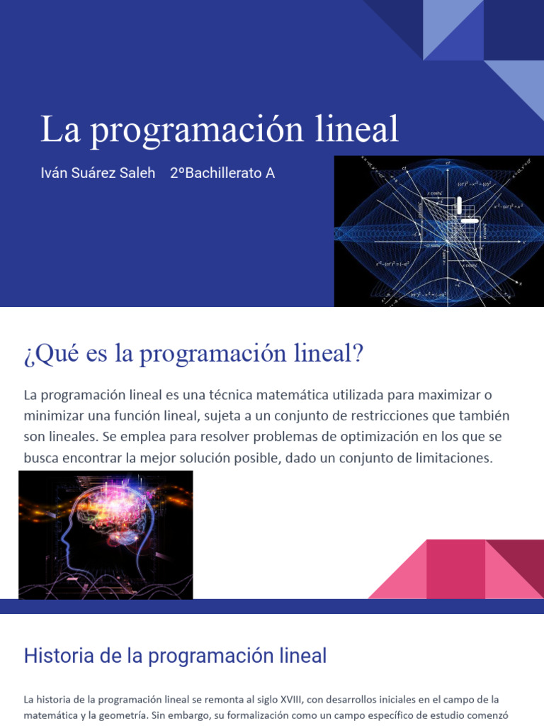 Programación Lineal | PDF | Programación lineal | Logística