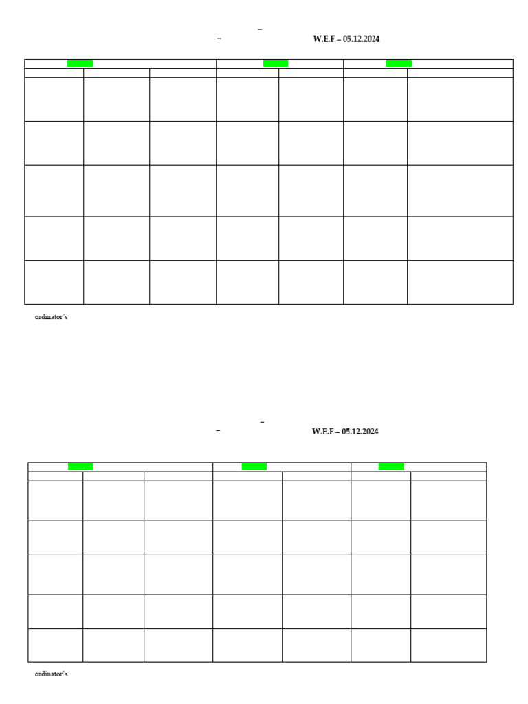 IV-Year Elective-5yr Course Even Sme Table 02.12.2024-1 | PDF