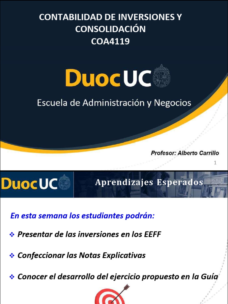 Contabilidad de Inversiones y EEFF | PDF | Estado de resultados ...