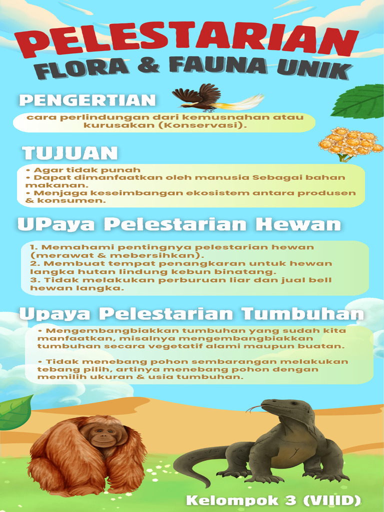 Cara Efektif Melestarikan Flora dan Fauna | PDF