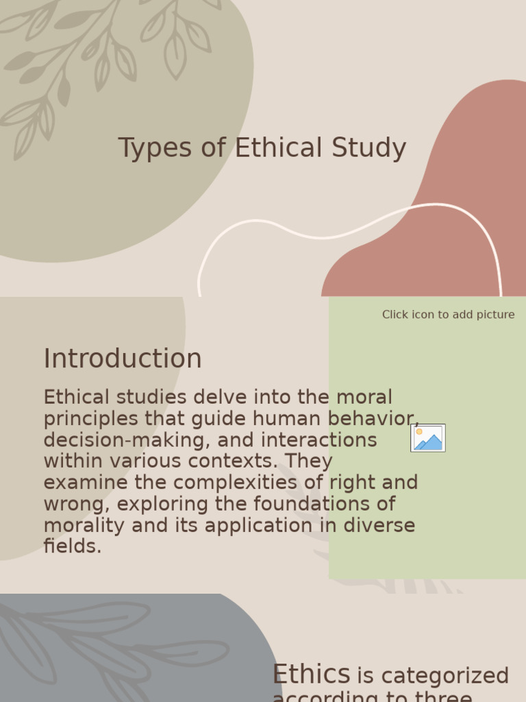 Types of Ethical Study | PDF