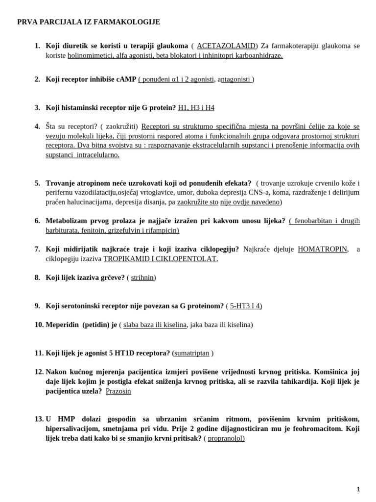 Prva Parcijala Sve | PDF